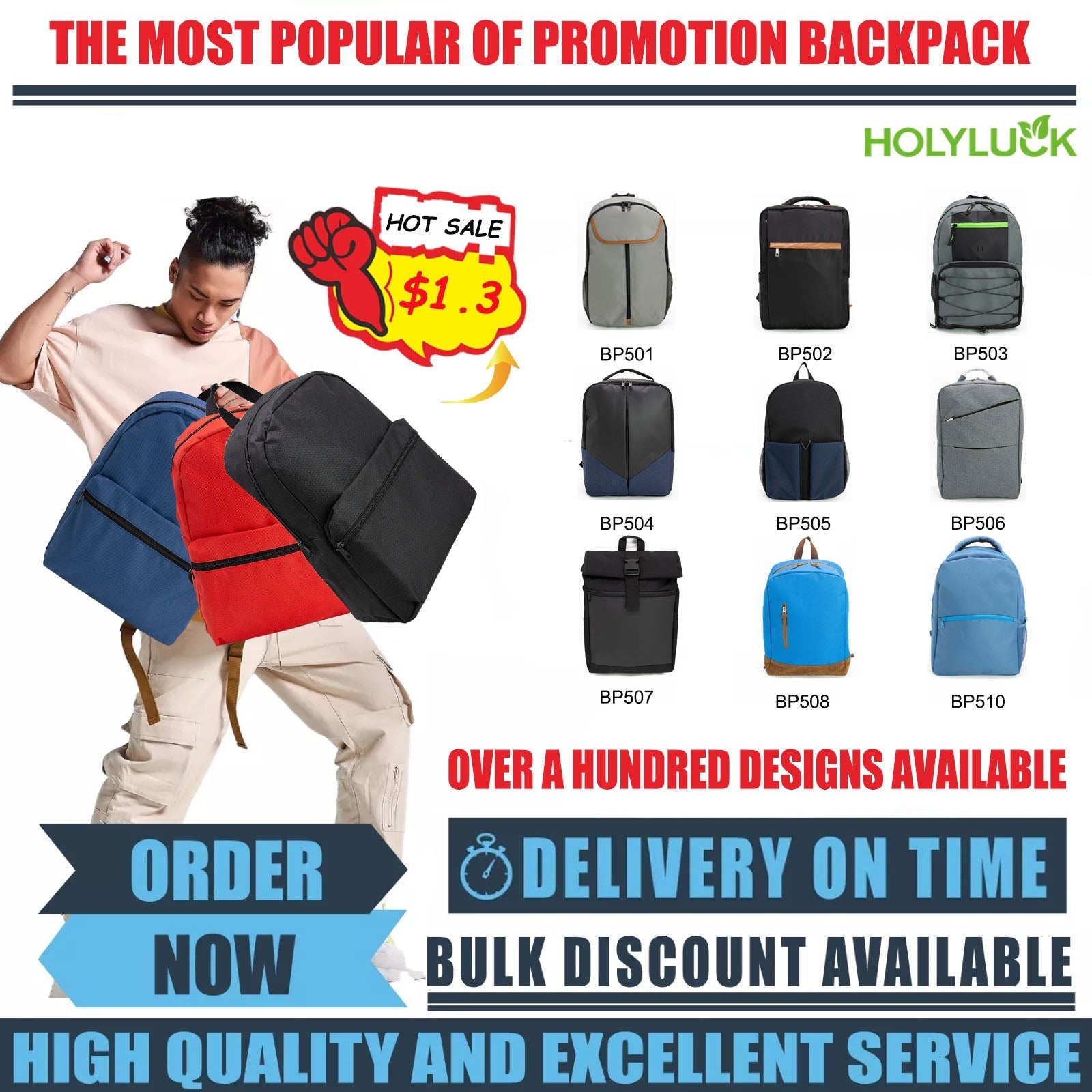PROMOTION BACKPACK ---Holyluck